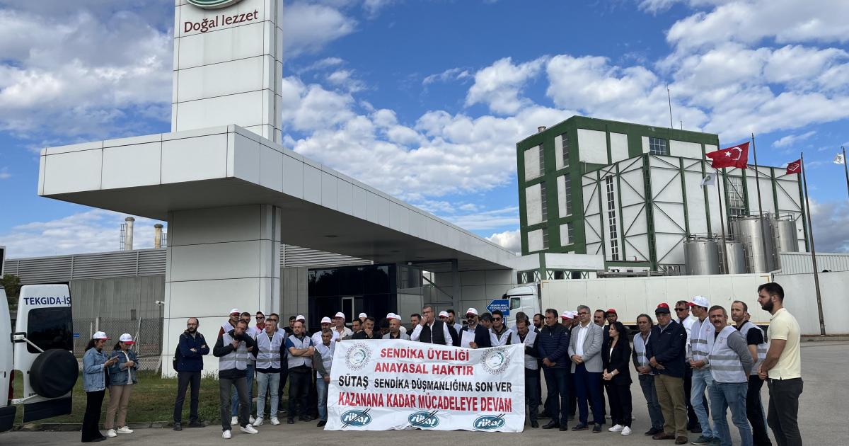 Sütaş sendika düşmanlığına, işçiler örgütlenmeye devam ediyor! Sütaş sendika düşmanlığına, işçiler örgütlenmeye devam ediyor!
