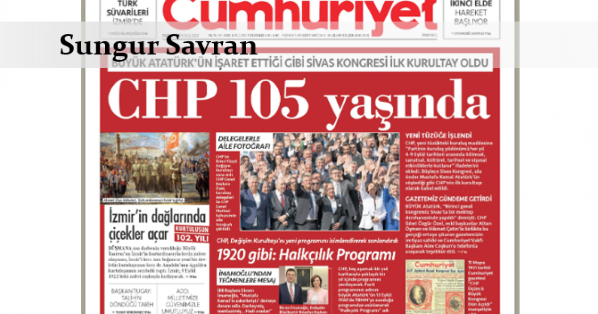 CHP 101 yaşında!